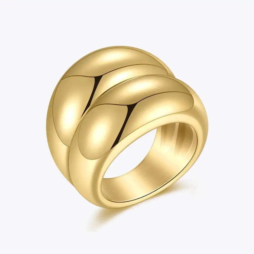Double Layer Alien Blob Ring – JAQUE HUÉ